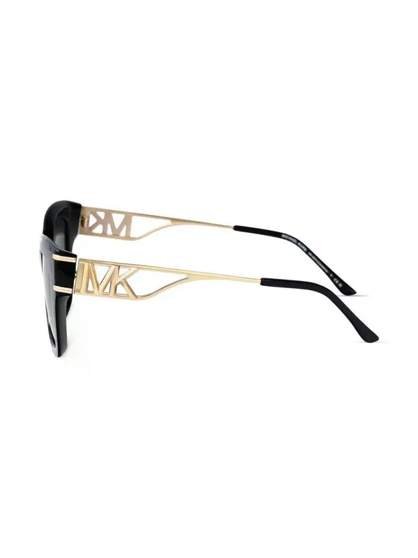 Michael Kors Square Frame Sunglasses With Gold Tone Detailing