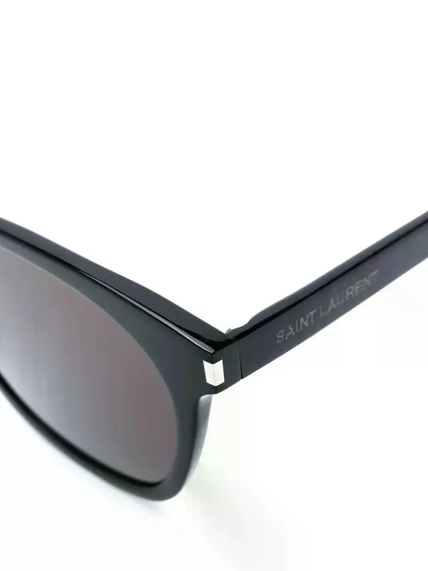 Saint Laurent Square Frame Sunglasses - Black