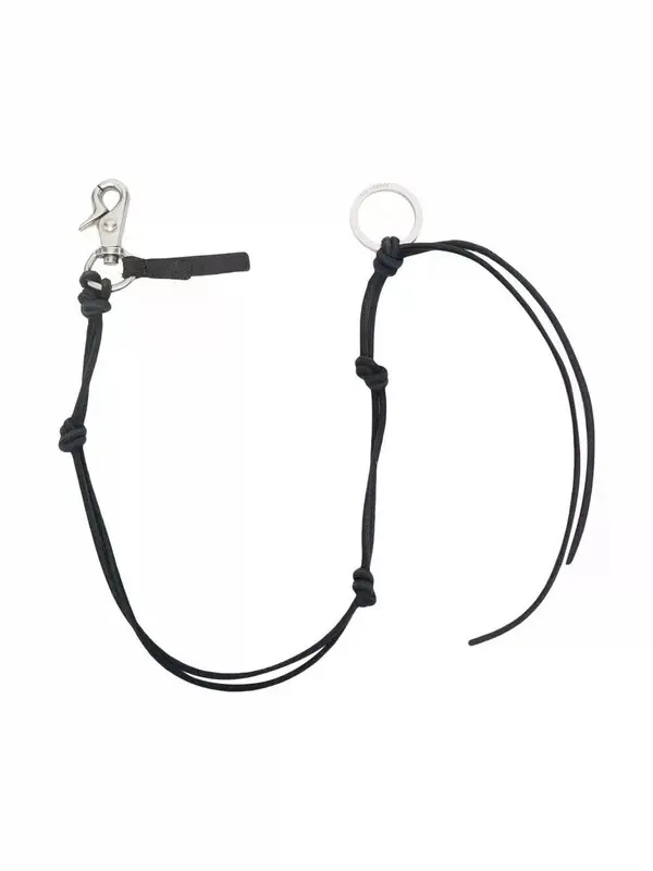 Our Legacy Ladon Leather Keyring - Black