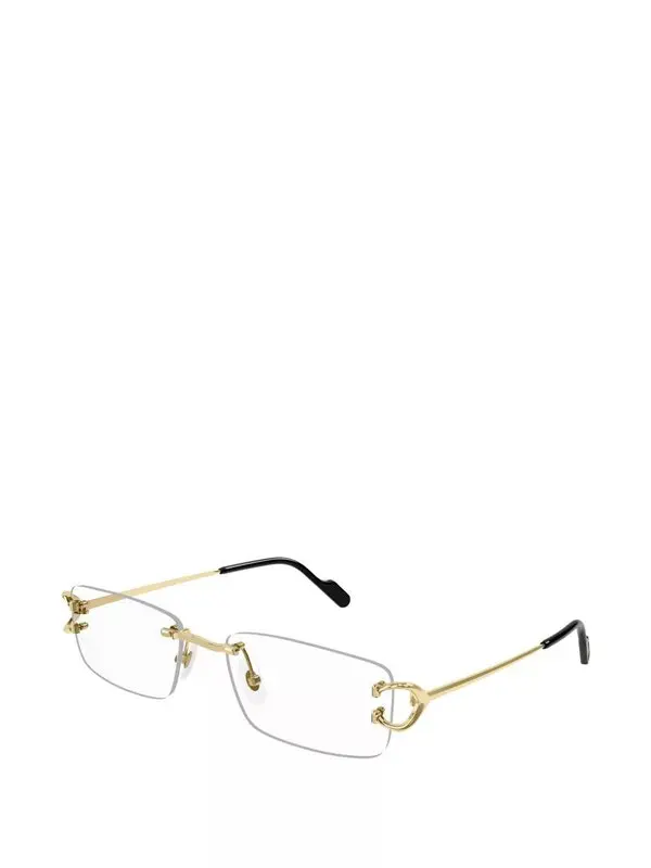 Cartier Square Frame Rimless Glasses