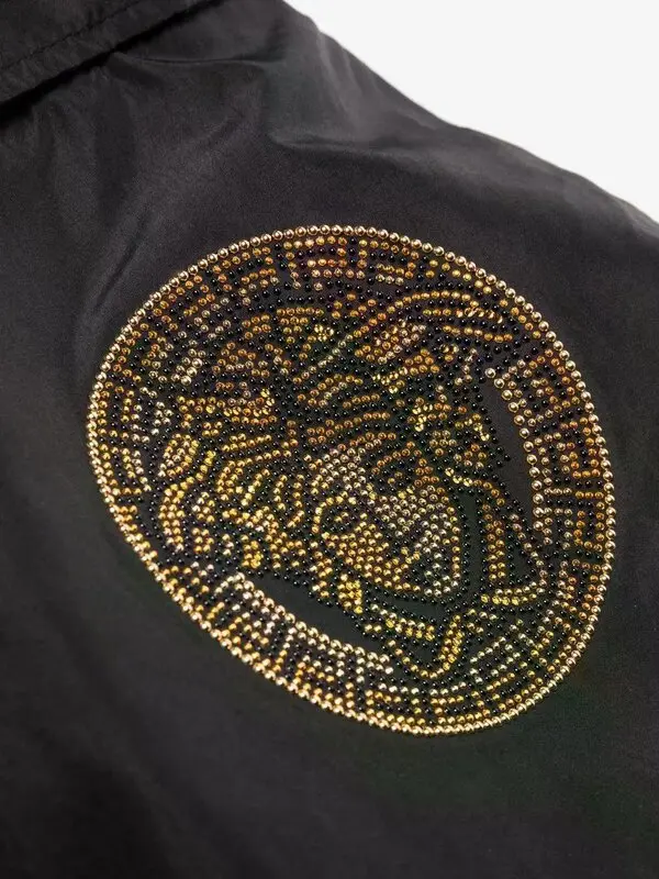 Versace Medusa Head Crystal Embellished Pet Raincoat