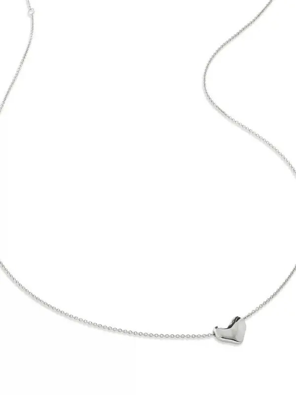 Monica Vinader Sterling Heart Charm Necklace - Silver