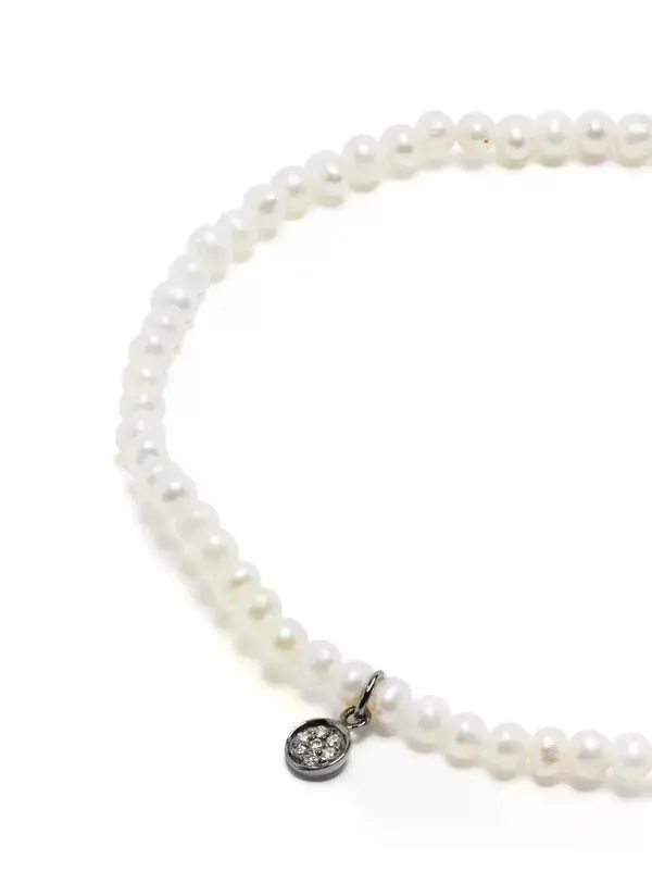 SYDNEY EVAN 14kt Gold Charm Diamond Beaded Bracelet