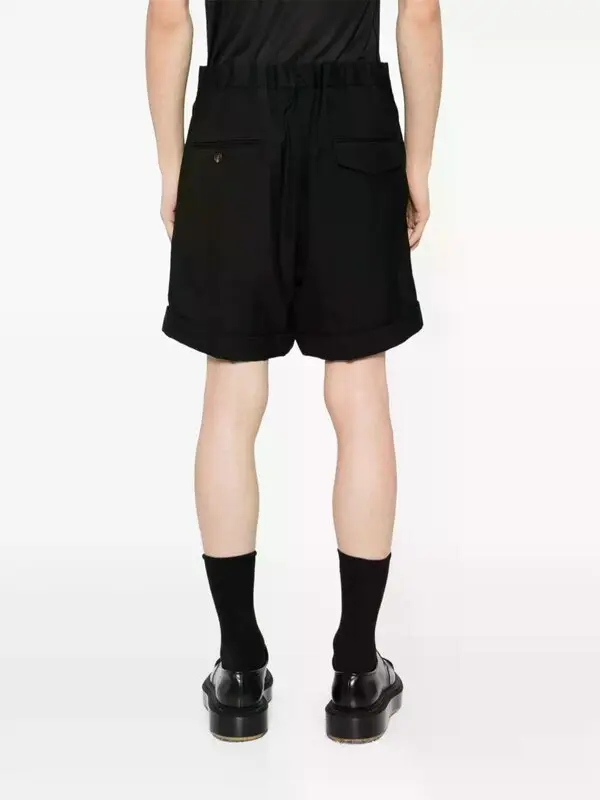 BED J.W. FORD Tailored Tropical Shorts With Elasticated Waistband