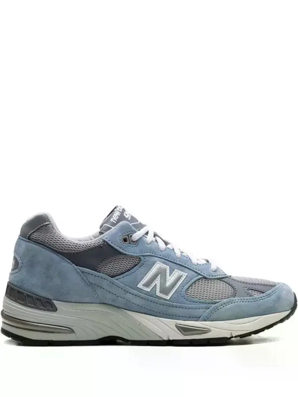 NEW BALANCE 991 Miuk Dusty Alloy Smoked Pearl Sneakers - Blue
