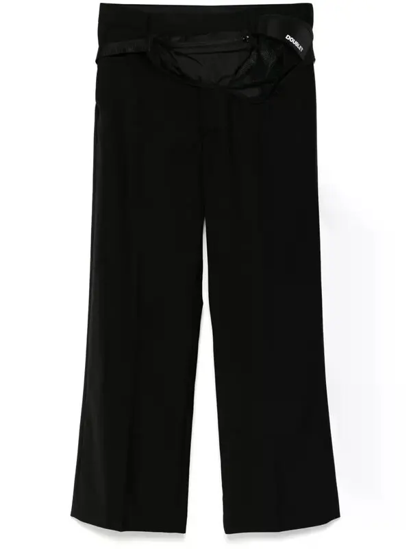 DOUBLET Tailored Trousers With Belted Waist