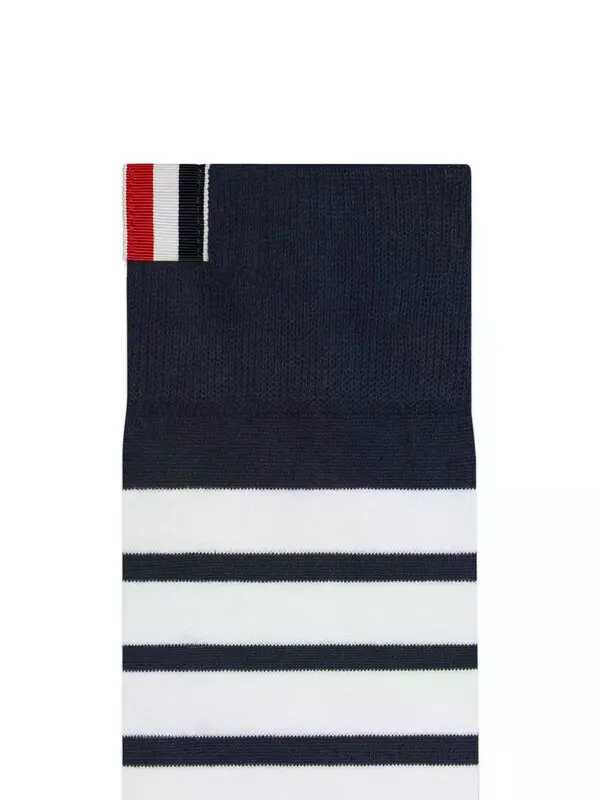 Thom Browne 4-bar Mid Calf Socks - Black