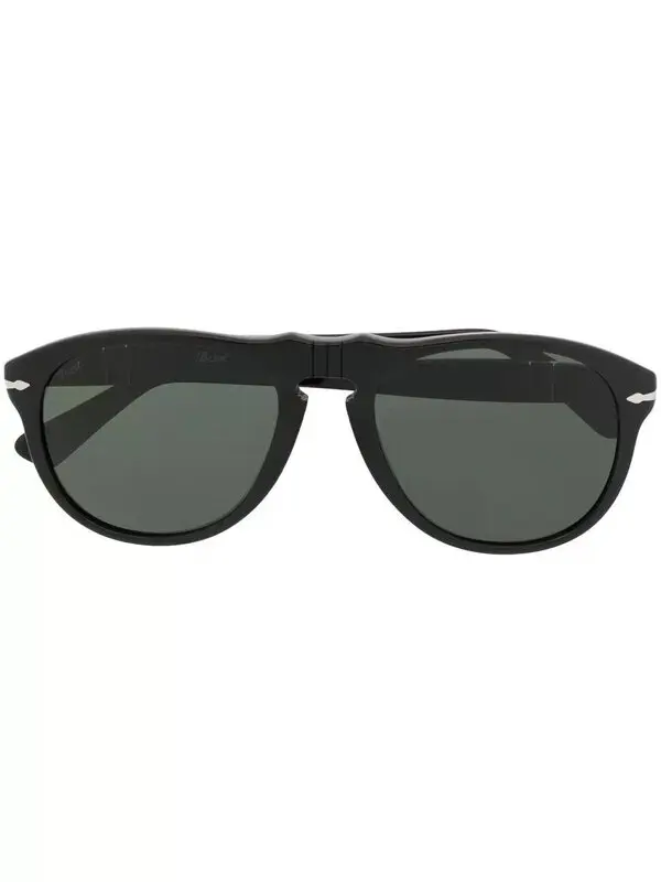 Persol Acetate Aviator Sunglasses - Black