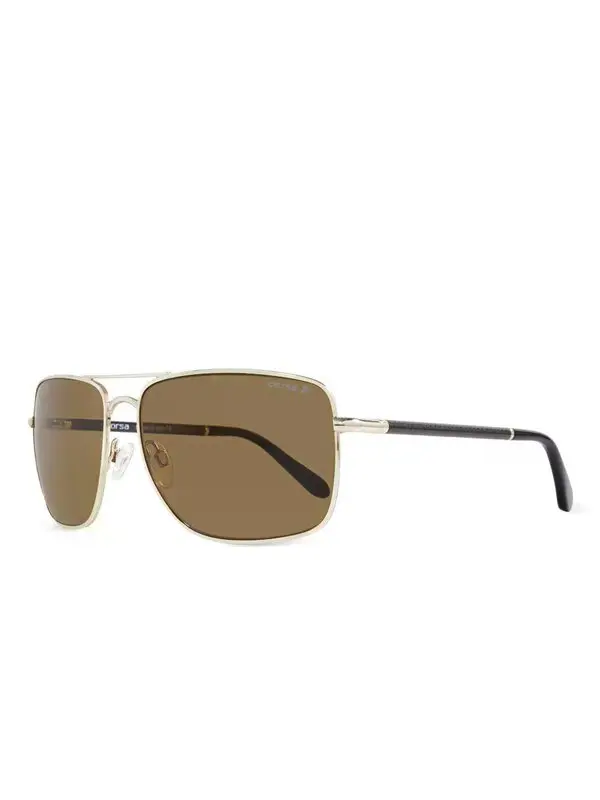 CORSAGE Corsa Enzo Aviator Sunglasses - Brown