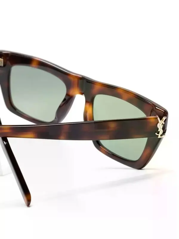 Saint Laurent Sl M131 Square-frame Sunglasses - Brown