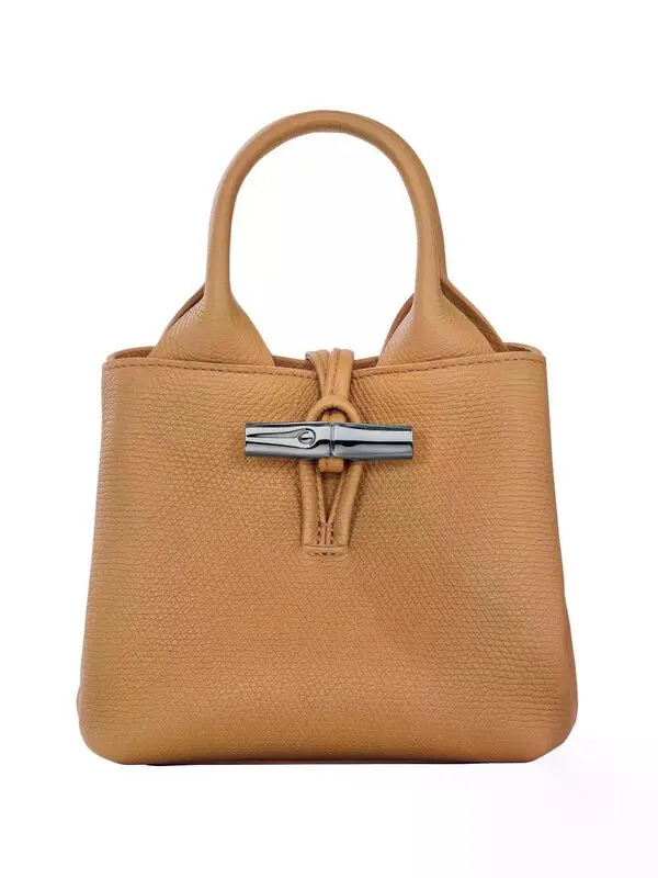 Longchamp Le Roseau Small Tote Bag - Brown