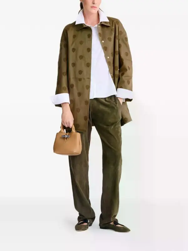 Longchamp Le Roseau Small Tote Bag - Brown