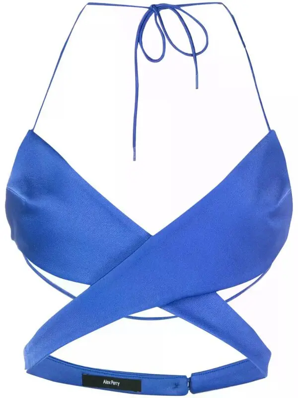 Alex Perry Hudson Cut-out Halterneck Top