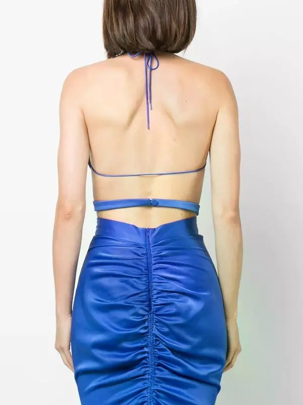 Alex Perry Hudson Cut-out Halterneck Top