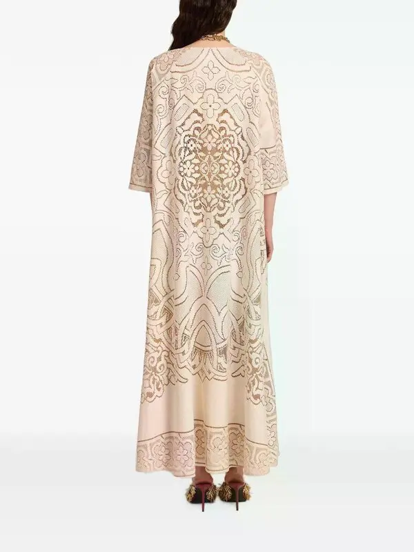 La DoubleJ Embroidered Maxi Dress
