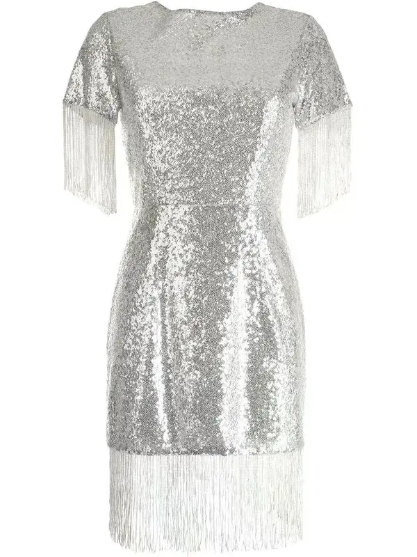 MACGRAW Potion Knee-length Dress - Silver