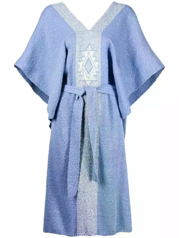 Voz Estrella Kaftan Cardigan - Blue