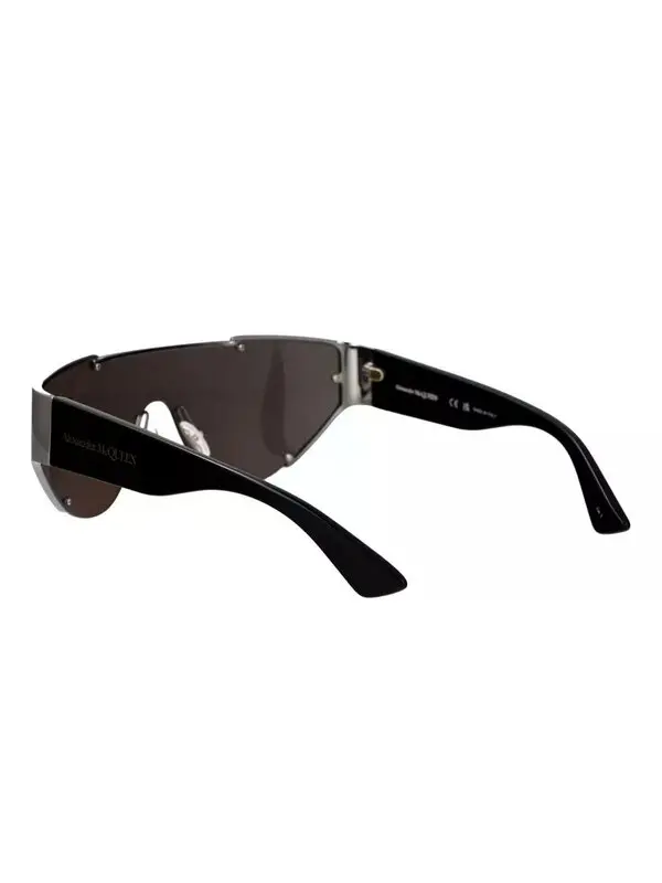Alexander McQueen The Grip Shield-frame Sunglasses