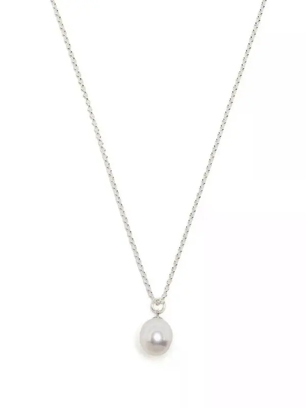 DOWER & HALL Sterling Freshwater Pearl Pendant Necklace