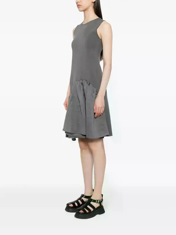 JNBY Asymmetric Sleeveless Peplum Dress