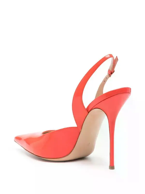 Casadei Patent Leather Slingback Pumps