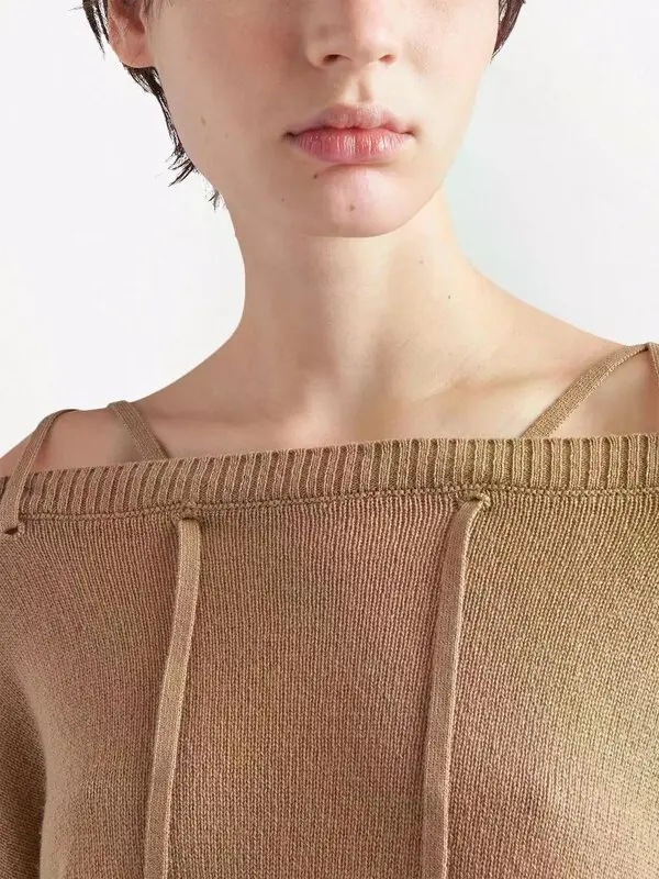 Prada Off-shoulder Jumper