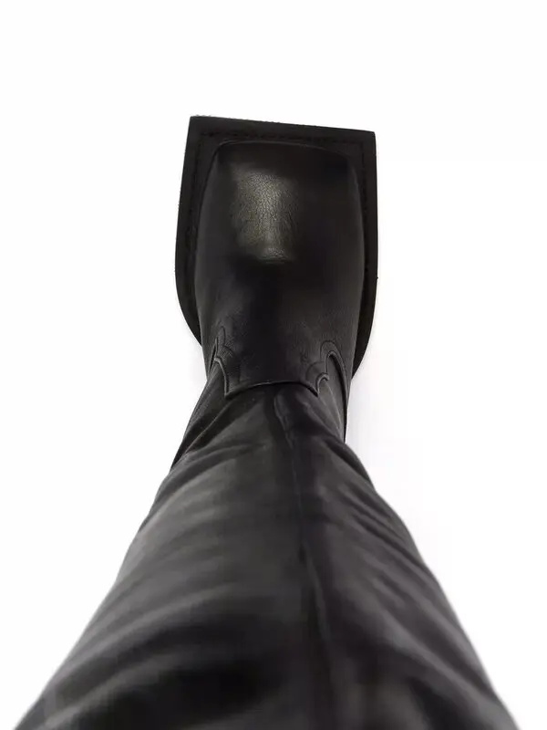 NINAMOUNAH Howling Knee-length Boots - Black