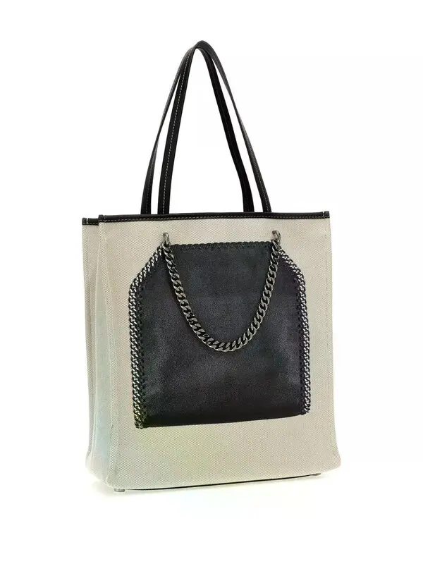 Stella McCartney Trompe L'oeil Print On Tote Bag - Neutrals