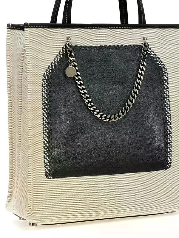 Stella McCartney Trompe L'oeil Print On Tote Bag - Neutrals