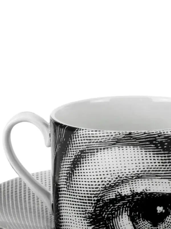 FORNASETTI Tema E Variazioni N1 Teacup And Saucer
