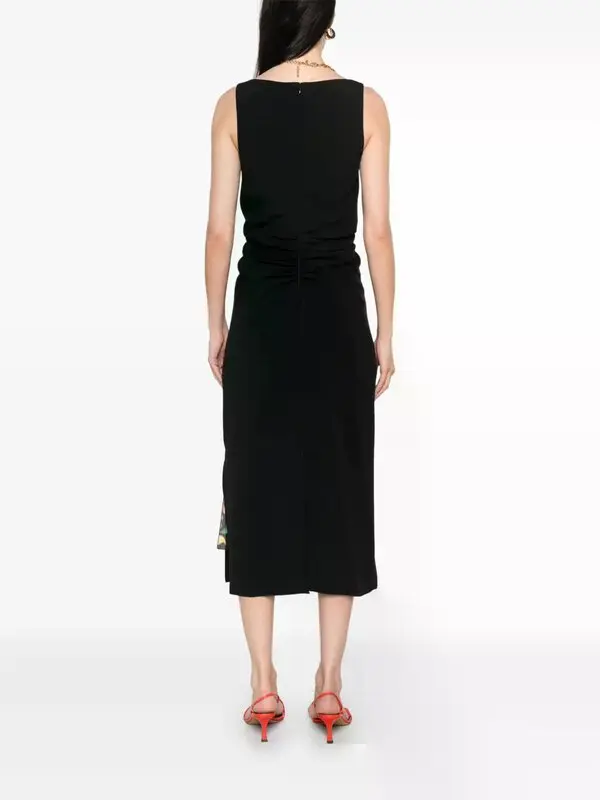 Etro Ruched Detail Midi Dress