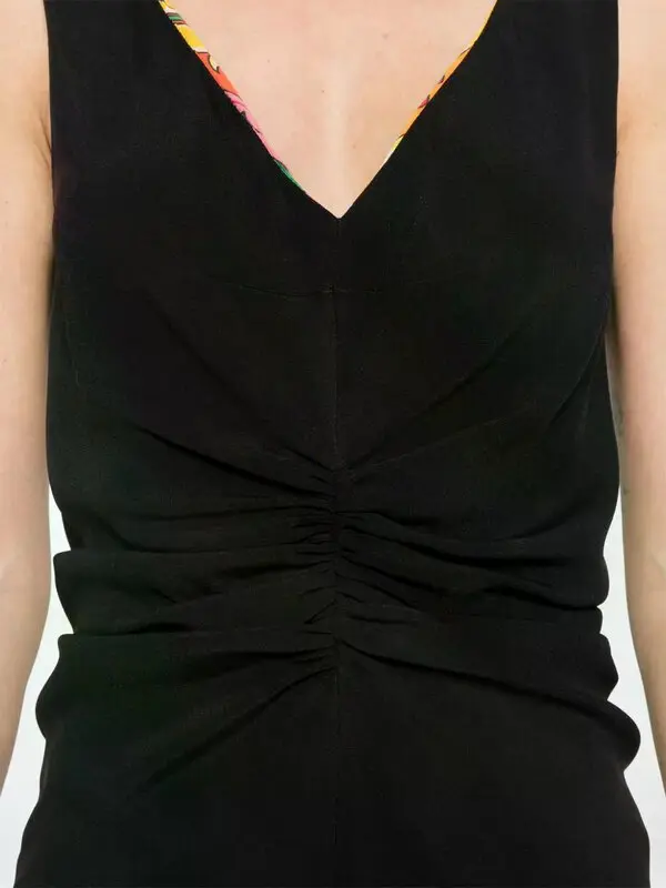 Etro Ruched Detail Midi Dress