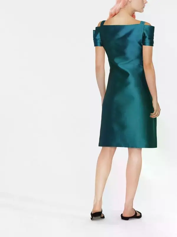 Alberta Ferretti V-neck Short Dress