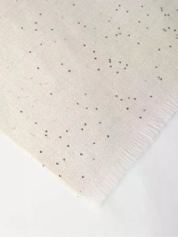 Brunello Cucinelli Sequin-embellished Scarf - Neutrals