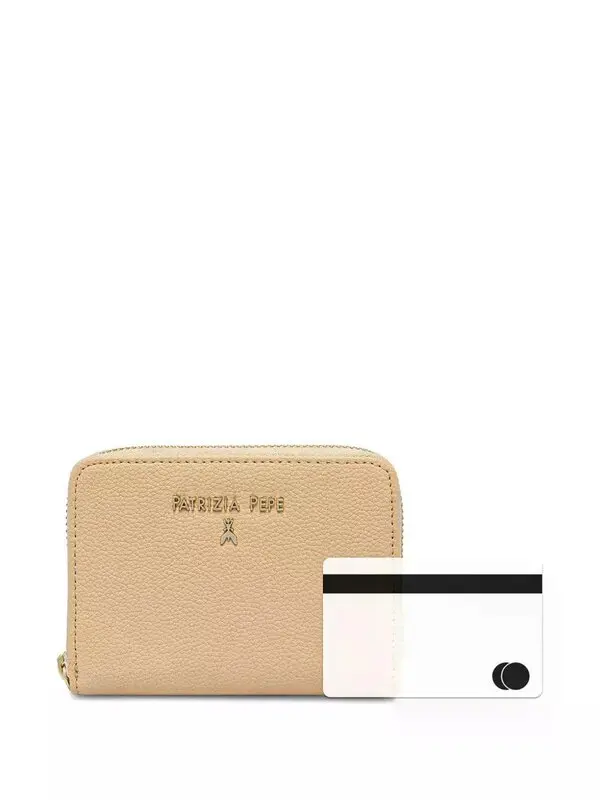 Patrizia Pepe Logo-lettering Wallet - Neutrals