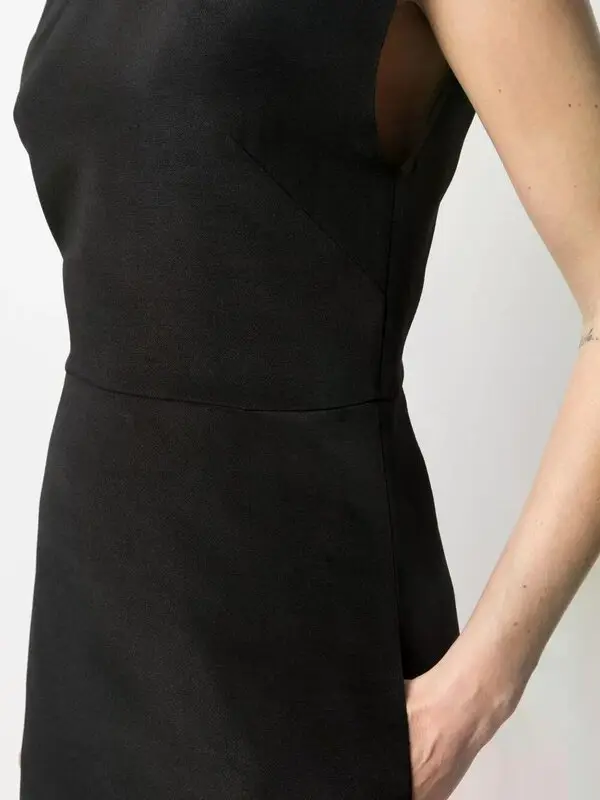 Valentino Garavani Round Neck Sleeveless Playsuit - Black