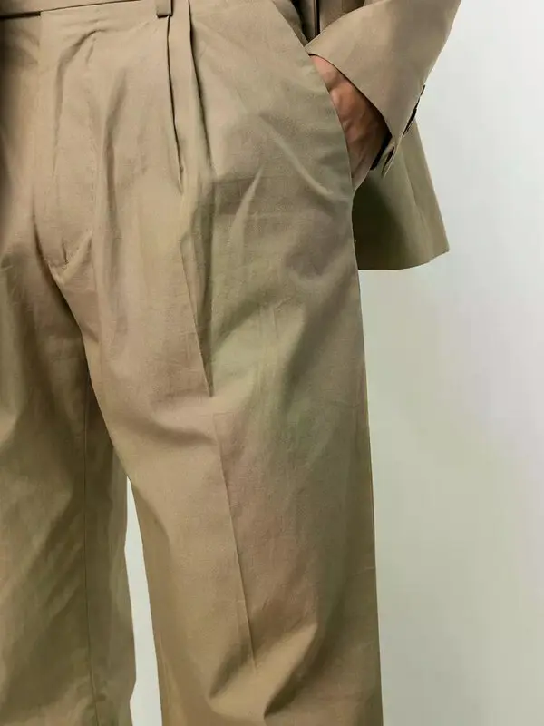 Amiri Box-pleat Straight-leg Trousers