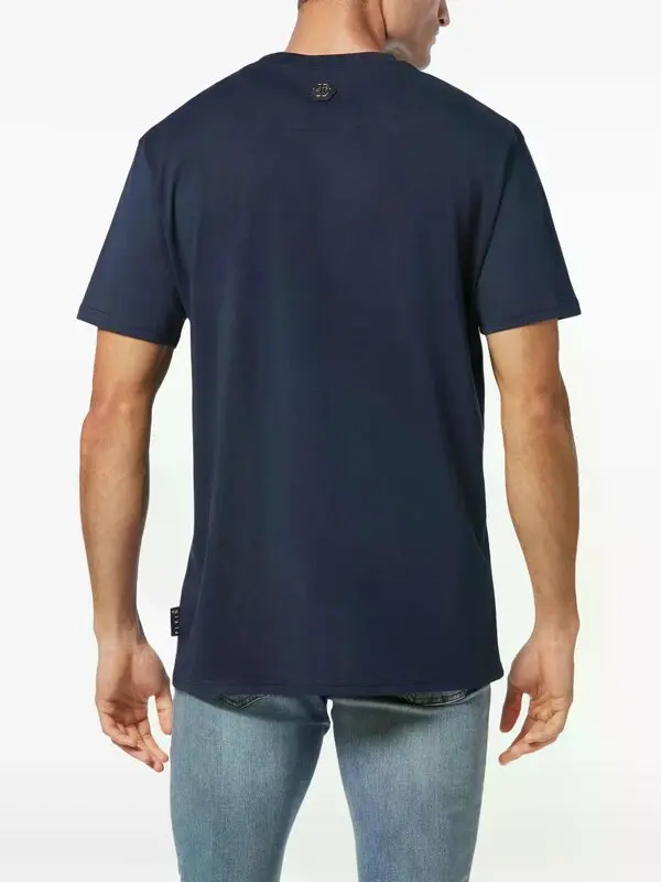 Philipp Plein Strass Skull & Bones T-shirt