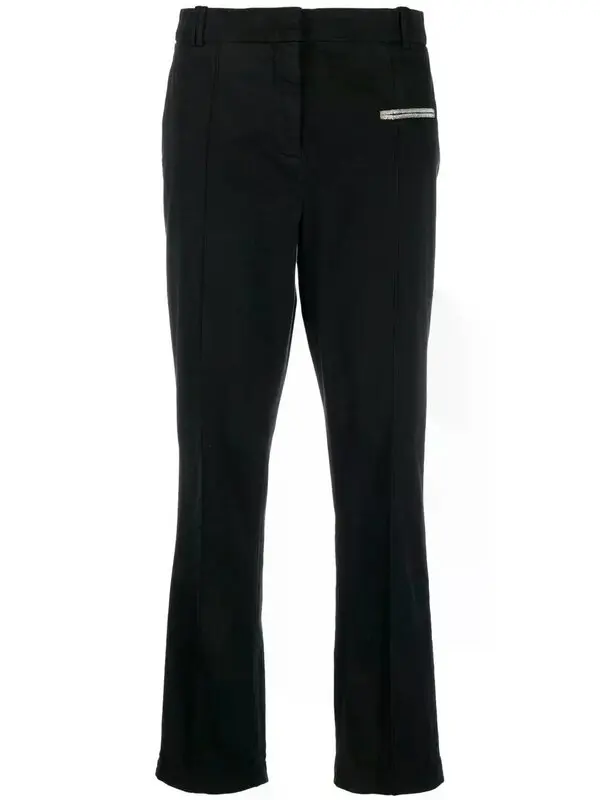 Fabiana Filippi Stretch-cotton Cropped Trousers