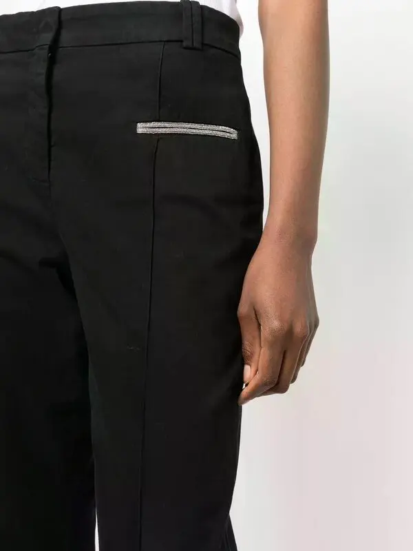 Fabiana Filippi Stretch-cotton Cropped Trousers