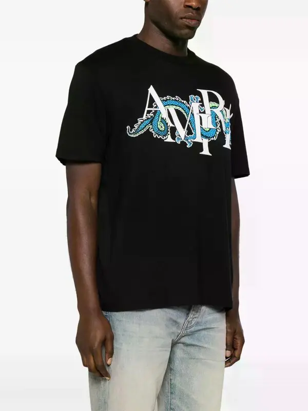 Amiri Dragon Cotton T-shirt