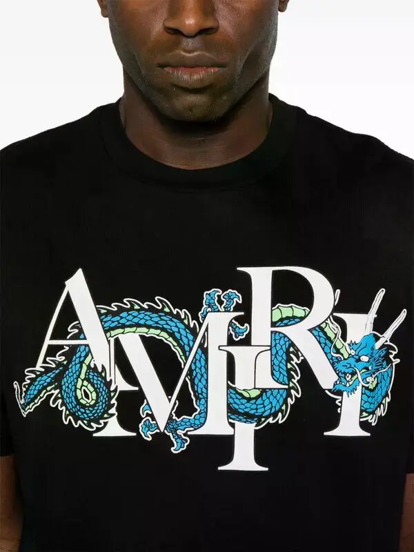 Amiri Dragon Cotton T-shirt