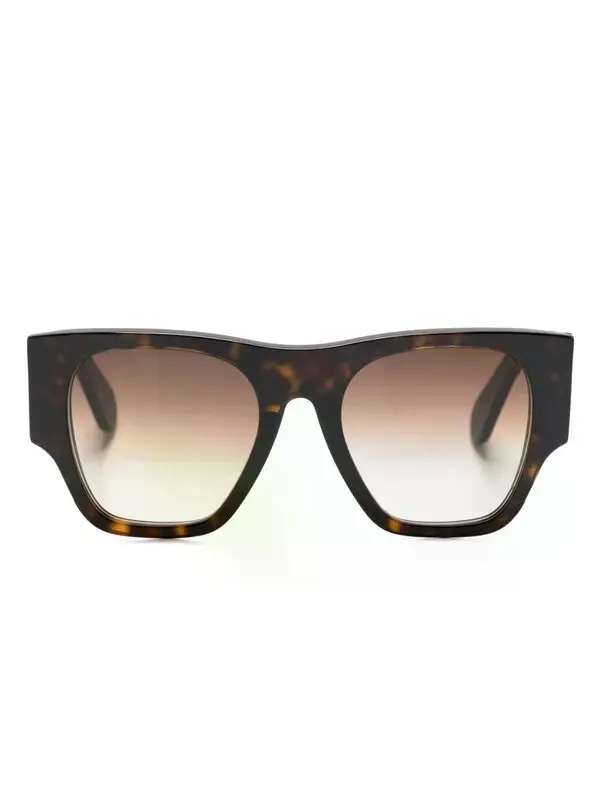 Chloé Oversized Tortoiseshell Effect Sunglasses - Brown