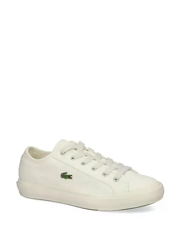Lacoste Backcourt Logo-patch Lace-up Sneakers - Neutrals