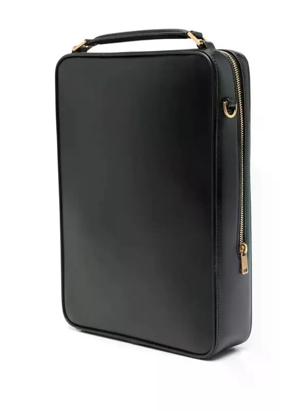 Saint Laurent Leather Messenger Bag