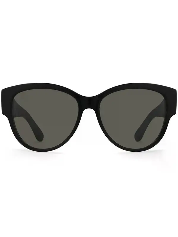 Saint Laurent Cassandre-logo Sunglasses - Black