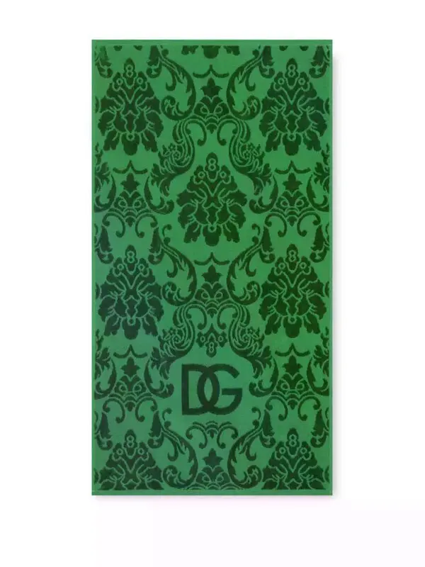 Dolce & Gabbana Terry Cotton Towels - Green