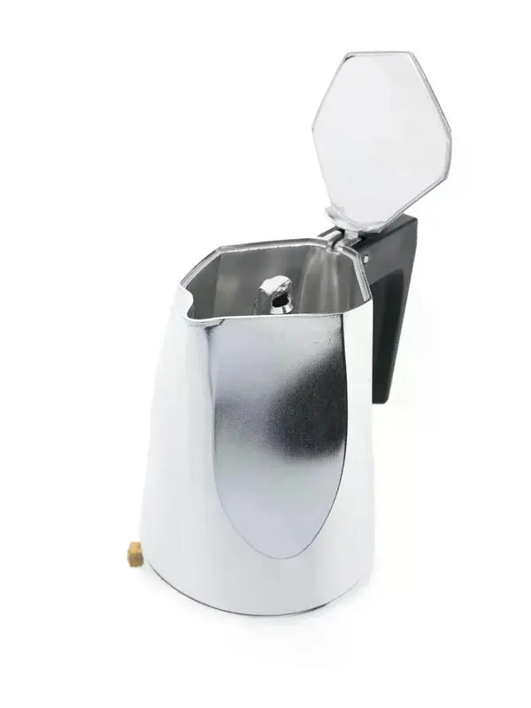ALESSI Ossidiana 3-cup Espresso Coffee Maker - Silver