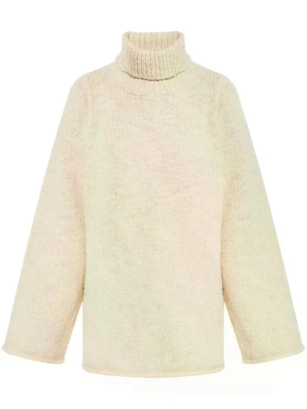 BY MALENE BIRGER Roll Neck Jumper - Neutrals