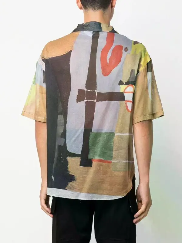 BETHANY WILLIAMS Abstract-print Short-sleeve Shirt